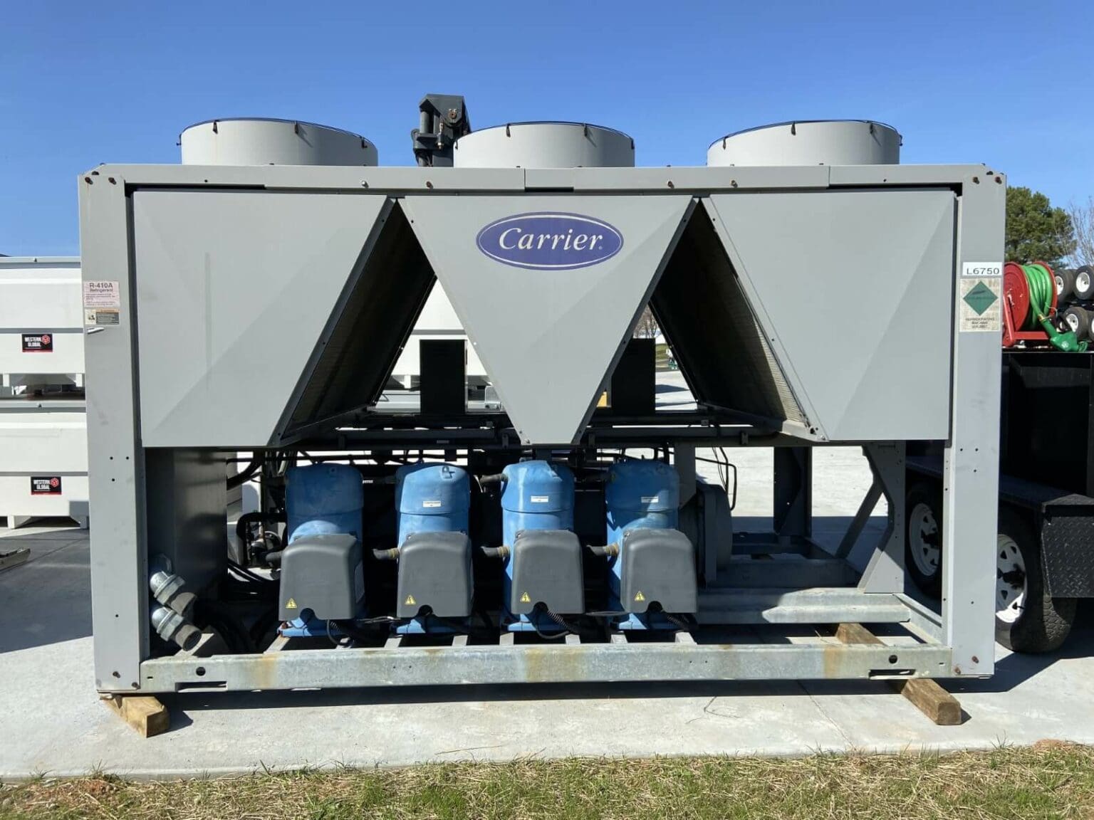 100 Ton Carrier Air Cooled Chiller - LEL Critical