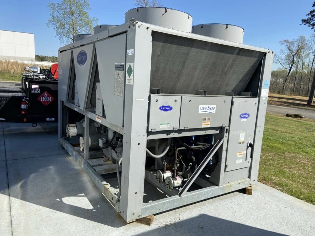 100 Ton Carrier Air Cooled Chiller - LEL Critical