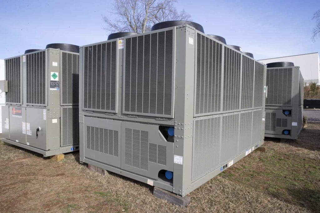 100 Ton Trane Air Cooled Chiller - LEL Critical