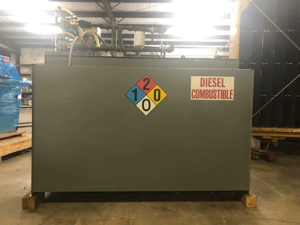 275 Gallon Tramont Diesel Day Tank - LEL Critical